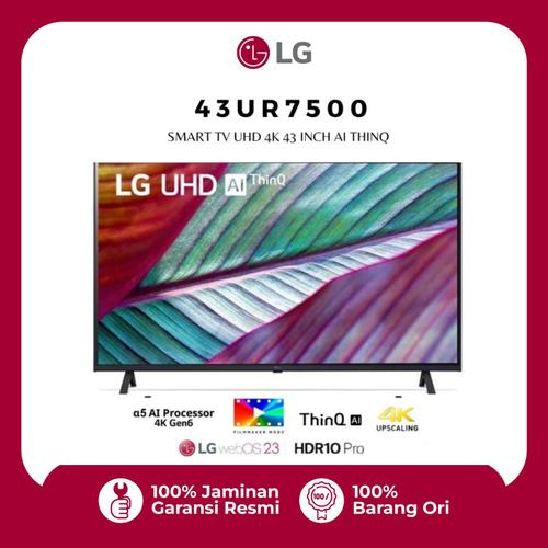 Promo LG SMART TV 43UR7500 UHD 4K AI THINQ 43 INCH Cicil 0% 3x ...