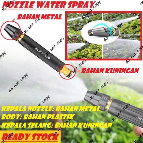 Jual Nozzle Semprotan Air Kuningan New Upgrade Hose Spray Steam ...