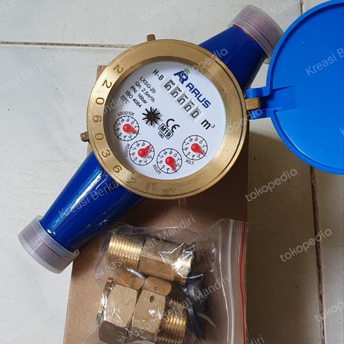 Jual METERAN AIR 3/4" INCH DN20 MM/ WATER METER 3/4" INCH / FLOWMETER AIR ¾ - Jakarta Barat ...