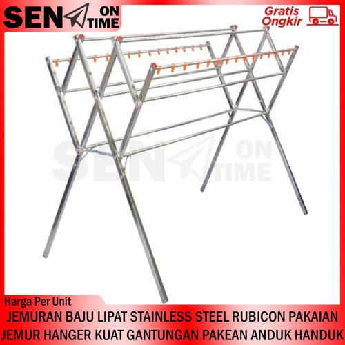 Jual [Instant] RUBICON JEMURAN BAJU LIPAT STAINLESS PORTABLE JEMUR ...