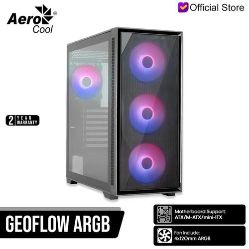 Promo Aerocool Geoflow ARGB Mid Tower ATX Case Cicil 0% 3x - Jakarta ...