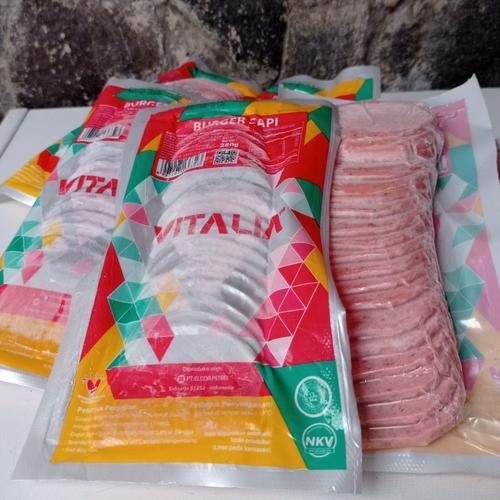 Jual Vitalia Burger Sapi Isi 20 Berat 280gr Smoked Beef Murah Halal ...