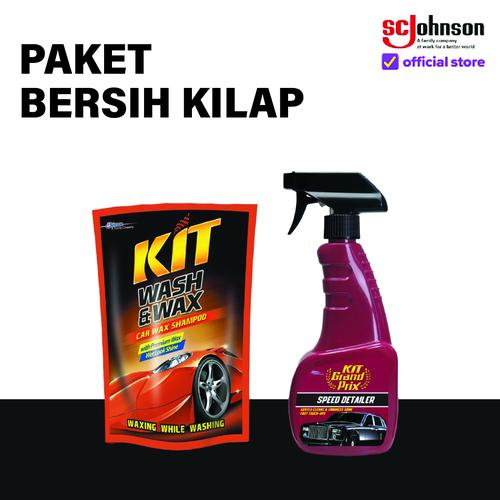 Jual Kit Wash & Wax Pouch 400mL + Kit Grand Prix Speed Detailer 40 ...