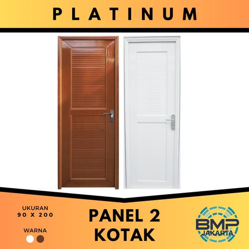 Jual Pintu PVC PREMIUM 90 x 200 PANEL 2 KOTAK - Putih, kiri - Jakarta ...