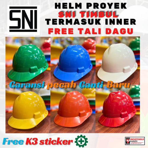 Jual GARANSI PECAH HELM PROYEK SNI V GUARD FREE TALI DAGU DAN STICKER ...