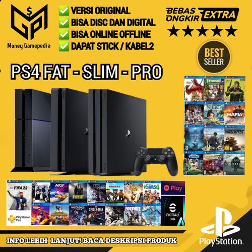 Jual Ps4 pro playstation 4 ps 4 ps4 pro orginal bisa online /offline - FAT 500GB, 2 STIK - Kota ...