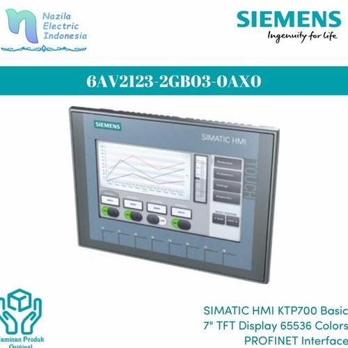 Jual Viral Siemens Hmi 6Av2 123 / 6Av2123-2Gb03-0Ax0 Ktp-700 Basic ...