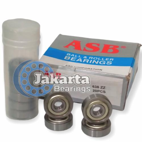 Jual Bearing 638 ZZ / 638ZZ TUTUP BESI Merk ASB - Jakarta Pusat ...