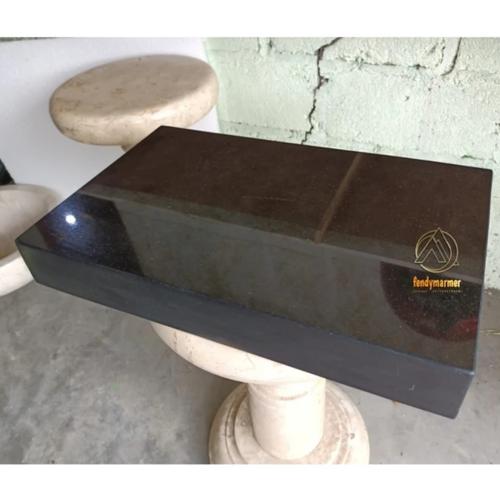 Jual Papan Nisan lembaran batu alam granit hitam tebal 60x40 - Kab ...