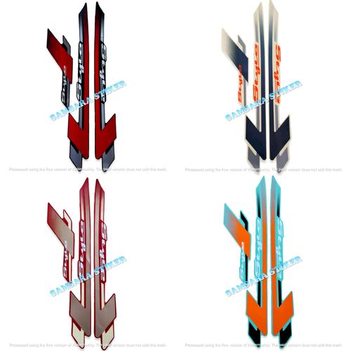 Jual STICKER STRIPING MOTOR HONDA STYLO 160 CBS STANDAR FULL SET ...