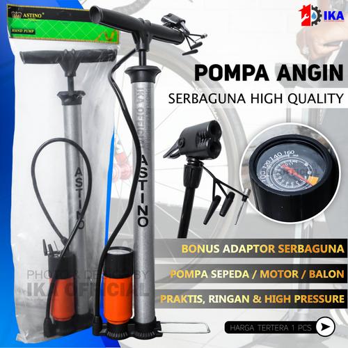Jual alat pompa sepeda / hand pump pompa angin panjang serbaguna ban ...