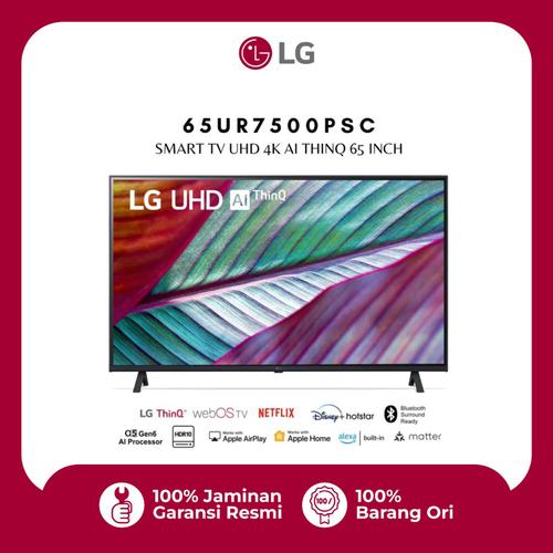 Promo LG SMART TV 65UR7500PSC UHD 4K AI THINQ 65 INCH Cicil 0% 3x ...
