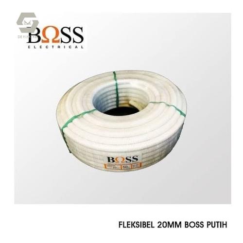 Jual Flexible Conduit 20mm 50m Putih BOSS Selang Fleksibel Listrik ...