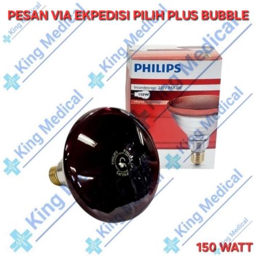 Jual Lampu Infra Red Philips Bohlam Infra Merah 150w Infrared Terapi ...