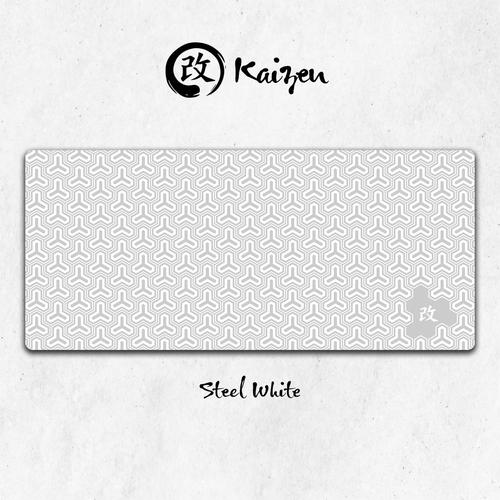 Jual Deskmat Mousepad Steel White by Kaizen Secret Scroll - 900x400x4mm - Kab. Tangerang ...