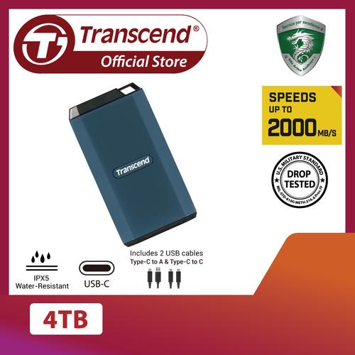 Promo Transcend External SSD ESD410C - 4TB Cicil 0% 3x - Jakarta Pusat ...