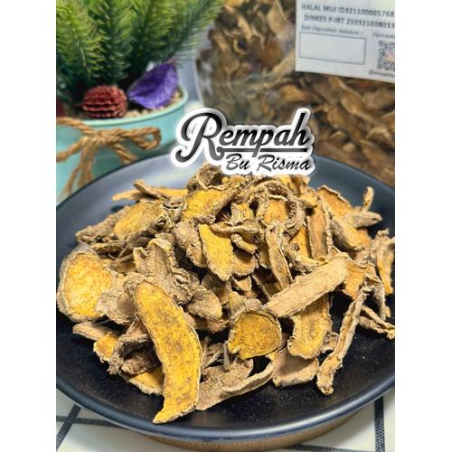 Jual Kunyit Kuning Kering - Kunir Rajang Kering 500 gram - 100 gram ...
