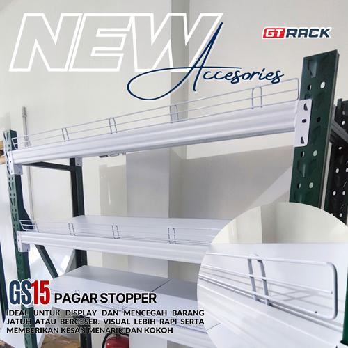 Jual PAGAR STOPPER BESI GS15 RAK GT RACK MINIMARKET TOKO GUDANG BUKU ...