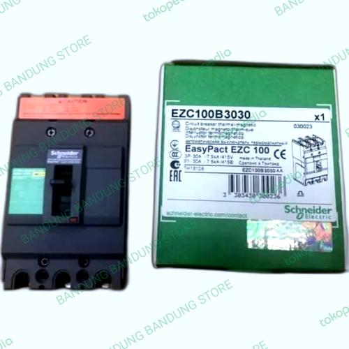 Jual SCHNEIDER MCCB EZC100B3030 3P 30A MCCB 30A 3P EZC1000B3030 ...
