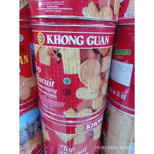 Jual KHONG GUAN ASSORTED FAMILY RED 650GR - BISKUIT KALENG LEBARAN ...