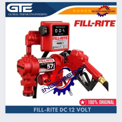 Jual Pompa Bensin Fuel Rite DC 12 V Pompa BBM Solar Dan Oli+Flow Meter ...