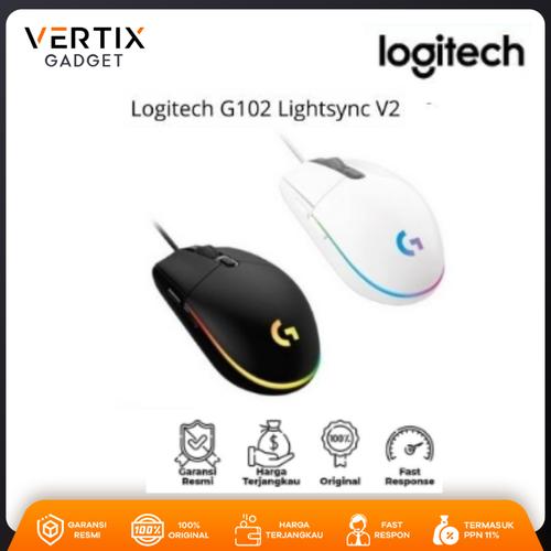 Jual Mouse Gaming Logitech G102 Lightsync RGB 6 Button - Garansi 2th - Hitam - Jakarta Pusat ...