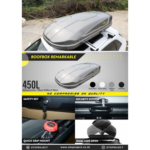 Jual Roofbox Remarkable / Roof Box Bagasi Atas Mobil - GLOSSY WHITE ...