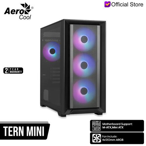 Promo Aerocool Tern Mini ARGB Mini Tower ATX Case Cicil 0% 3x - Jakarta ...
