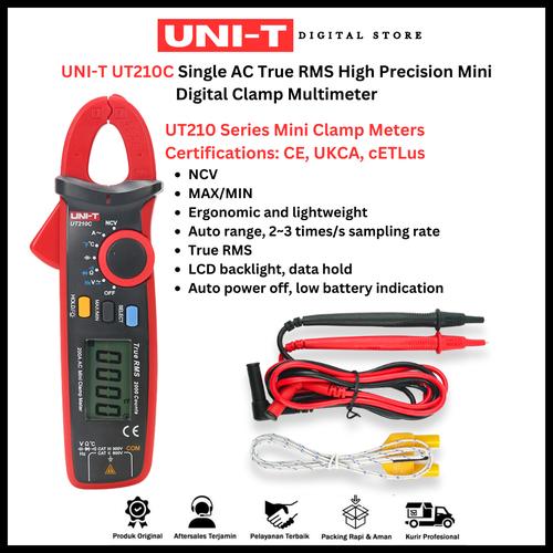 Jual UNI-T UT210C - True RMS Mini Digital Clamp Meter Auto Range UT210C ...