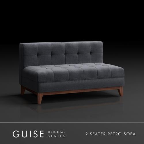 Promo Guise - 2 Seater Sofa Minimalis | XIONCO - 04. FB•Graphite Cicil ...