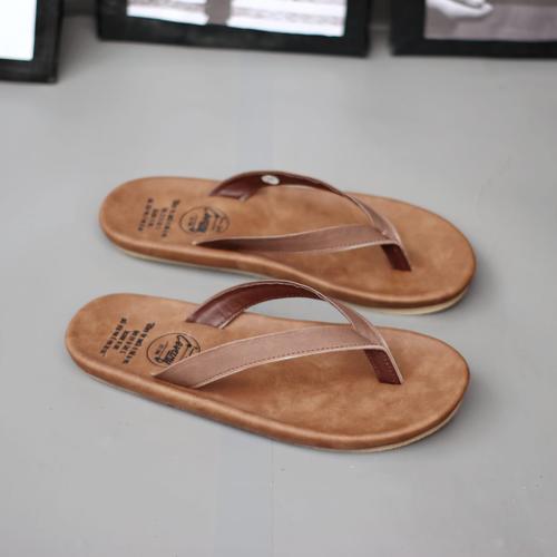 Jual sandal jepit pria kulit asli original cevany wallet black sndal ...