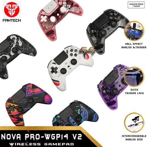 Promo Fantech NOVA WGP14 WGP-14 Wireless Gamepad Controller Joystick PC ...