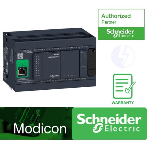 Jual TM241CEC24R PLC Schneider Modicon 24 I/O relay Ethernet CAN master ...