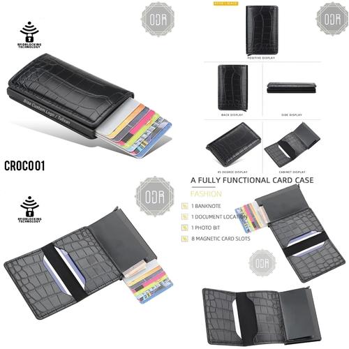 Promo Card Holder Dompet Kartu CROCO custom hampers souvernir kantor ...