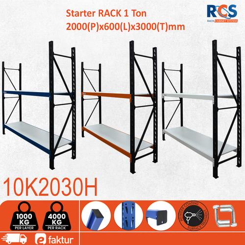 Jual RAK GUDANG Besi 1 Ton P 2Meter Tinggi 3M STARTER Gudang Frame ...