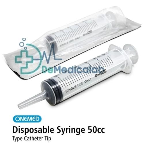 Jual Catheter Tip OneMed 50cc / Feeding Syringe / Suntikan Makan Sonde ...