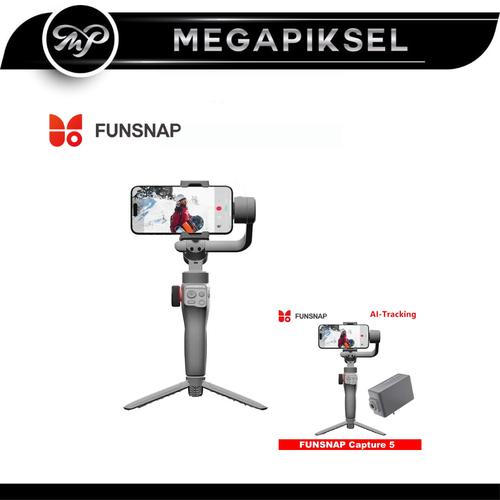 Jual Funsnap Capture 5 Exclusive Set Gimbal Stabilizer 3-Axis AI Tracking - Premium Version ...