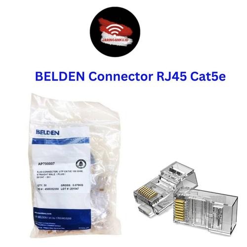 Jual BELDEN Connector RJ45 Cat.5e (Konektor RJ45 AP700007) - Jakarta ...