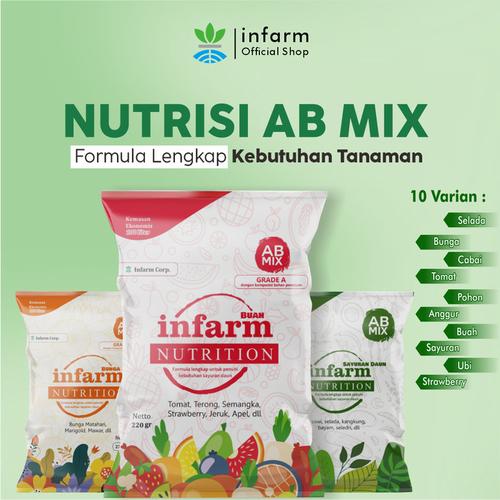 Jual Nutrisi AB MIX Infarm Lengkap untuk Berbagai Macam Tanaman 100 L ...