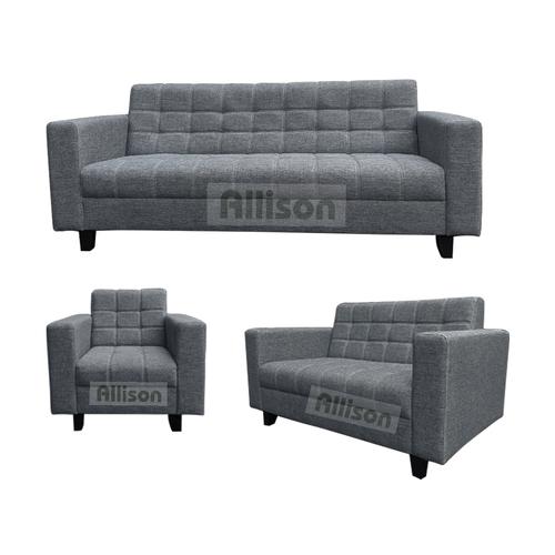 Jual Allison Sofa Set Ruang Tamu Minimalis Modern 3-2-1 Grey - Jakarta ...