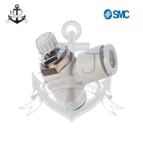 Jual fitting pneumatic speed control SMC selang 6mm Drat 1/2" - Jakarta ...