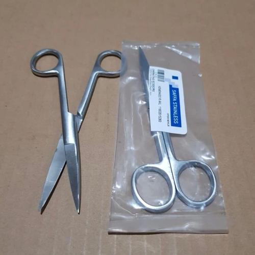 Jual Gunting Tajam Tajam Lurus Bengkok 14 cm / Operating Scissor Sharp ...