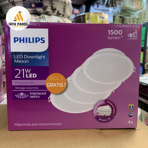 Jual philips led downlight meson 21 watt pack isi 4 putih - Jakarta ...