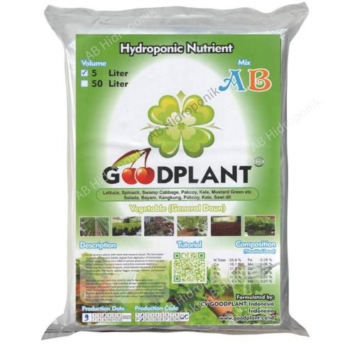 Jual AB Mix Sayuran Daun Goodplant 5 Liter - Jakarta Barat - Kebun Raya ...