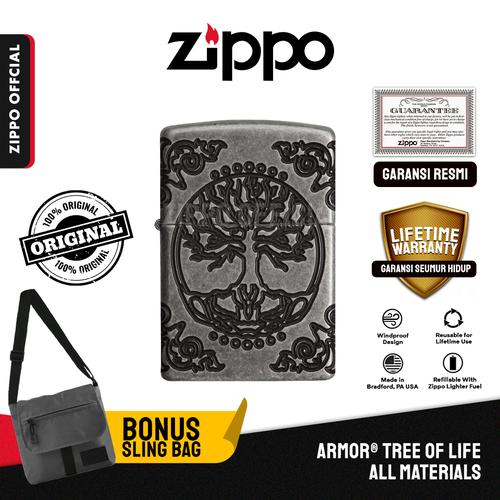 Promo Zippo Armor® Tree of Life 29670 | Garansi Lifetime | Original USA - Kota Bandung - Zippo ...