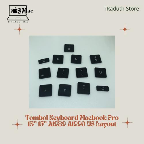 Jual Tombol Keyboard Macbook Pro 13” 15” A1989 A1990 US Layout - KEYCAP ...