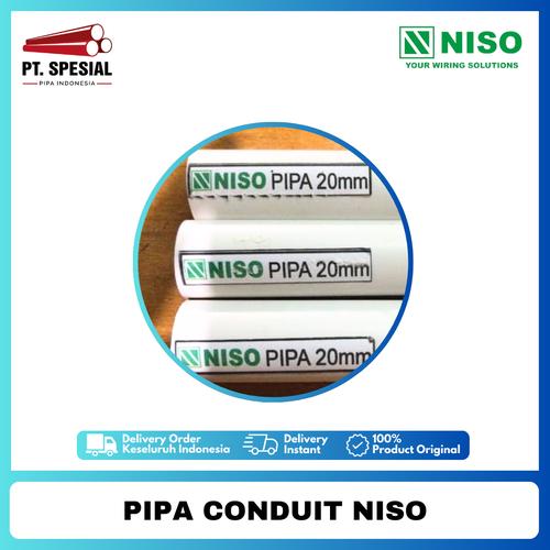 Jual Pipa Listrik / Pipa Conduit Niso Putih 20mm 2.9 Meter - 05 ...