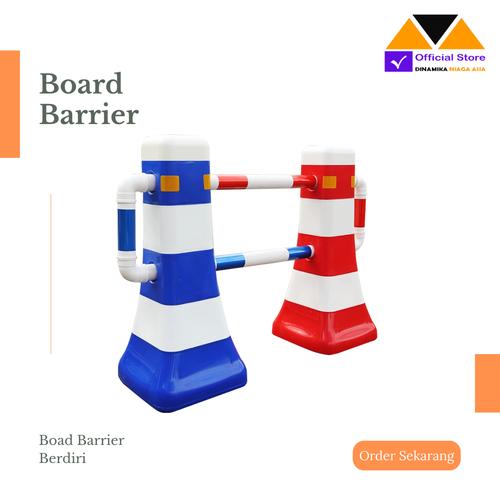 Jual Board Barrier Pembatas Jalan Standing Road Barrier - BB Biru ...