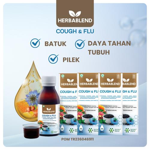 Promo HERBABLEND COUGH & FLU 100 ML BUNDLE 4 BOX - Jakarta Utara ...