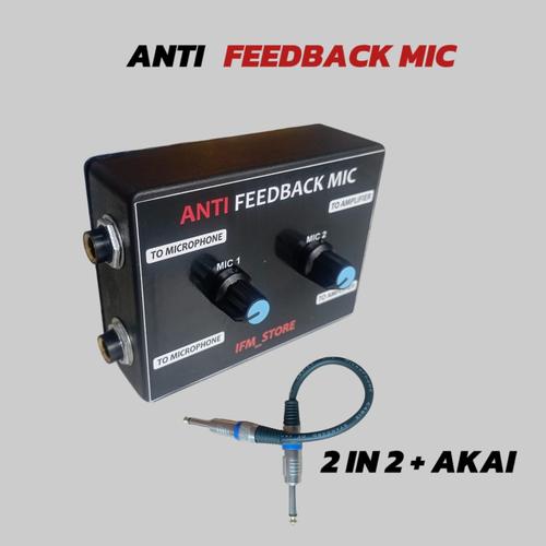 Jual Alat Anti Feedback Mic 2 Input 2 Output Anti Dengung Mic Universal ...